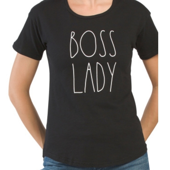 Rae Dunn | Tops | Rae Dunn Boss Lady Tee | Poshmark